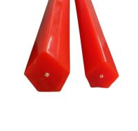 China Industrial Polyurethane PU Pentagonal Belt Abrasion Resistance Ridge Top Reinforced for sale