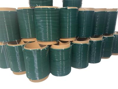 China Green Color Polyurethane PU Ridge Top Belt Pentagon Belting 90 A Shore Hardness for sale