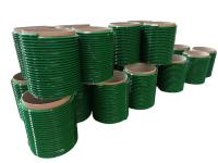 China Green Color Polyurethane PU Ridge Top Belt Pentagon Belting 90 A Shore Hardness for sale
