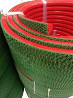 China PU Super Grip Belting 90A Hardness Reinforced Polyurethane V Belt 30m/Roll for sale