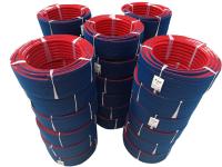 China 90A Hardness Polyurethane Super Grip Belt Size A B C For Ceramic Transmission Line for sale