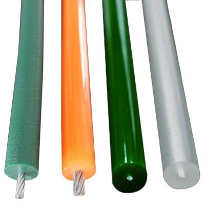 China High Strength PU Reinforced Belt Smooth Surface Polyurethane Round Belt for sale