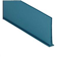 China 75A Shore Hardness Extruded Polyurethane Cleats Glue On Inclined Conveyor Belt for sale
