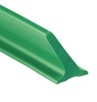 China 75A Shore Hardness Extruded Polyurethane Cleats Glue On Inclined Conveyor Belt for sale