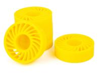 China Yellow Polyurethane Sun Wheel For Printing Industry Sheet Feeding Wear Resistant for sale