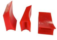 China High Strength PU Scraper 60 - 90A Hardness Polyurethane Conveyor Belt Cleaner for sale