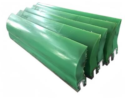 China Casting PU Conveyor Belt Cleaner Scraper 60 - 90A Hardness Polyurethane Scraper for sale