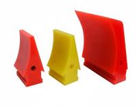 China Casting PU Conveyor Belt Cleaner Scraper 60 - 90A Hardness Polyurethane Scraper for sale