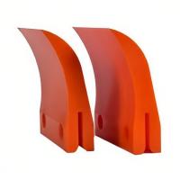 China Casting PU Conveyor Belt Cleaner Scraper 60 - 90A Hardness Polyurethane Scraper for sale