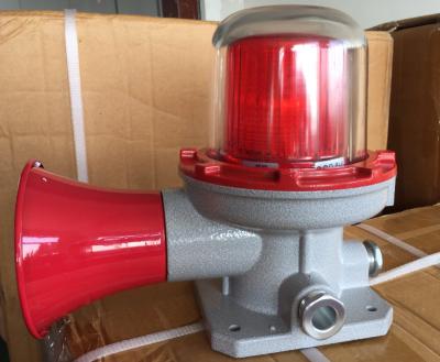 China Ex Audible Visual Alarm Explosion Proof Siren 90dB 120dB 180dB DC36V IP66 Certified for sale