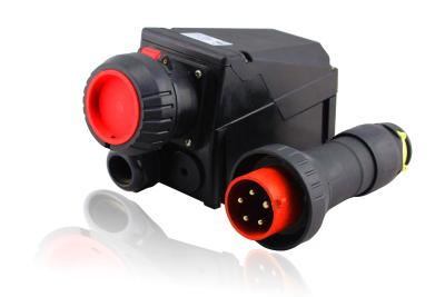China WF2 IP65 Explosion Proof Plug Receptacle 16A-63A 220/380VAC with Anti-Corrosion Latch for sale