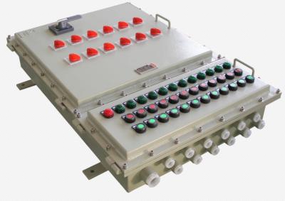 China Hazardous Area IIB T4 Ex Proof Lighting Distribution Box IP65 T80℃ Aluminum 220/380V AC for sale