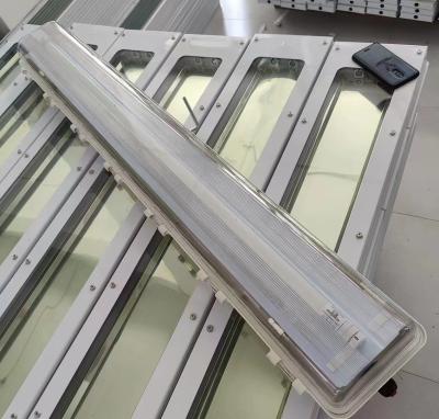 China T8 Explosion Proof Fluorescent Lamp Single Tube 18W Stainless Steel Anti-Corrosion IP66 for sale