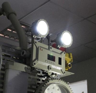 China Double Head Explosion Proof LED Emergency Light IP66 Waterproof ATEX Zone 1 Zone 2 with 2×3W LED and 120 Minute Runtime for sale