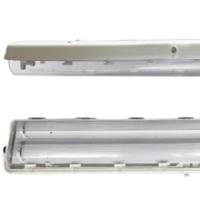 China Explosion Proof Fluorescent Light 600mm 1200mm ATEX Certified Exd IIB T6 IP65 for sale