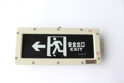 China 3W LED Emergency Exit Sign Light Die Cast Aluminum IP65 120 Min Backup for sale