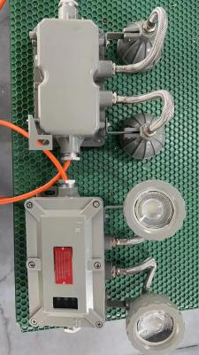 China ATEX Certified Wall Mounted 6W Twin Head LED Explosion Proof Emergency Light 90min for sale