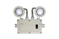 China Flameproof Well Glass Ex D IIB Emergency Light 220V 2x3W IP66 Fast Rechargeable Hazardous Area for sale