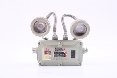 China Explosion Proof LED Emergency Light 2x5W 65-85dB Alarm IP66 220VAC for sale