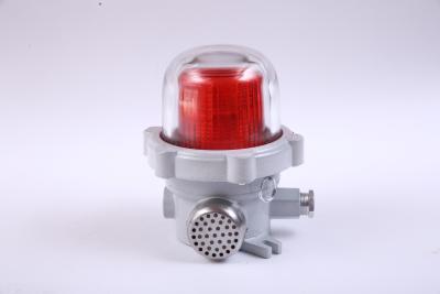 China Explosion Proof Audible Visual Alarm 5-40W 120-180dB IP66 ATEX Certified Emergency Beacon for sale