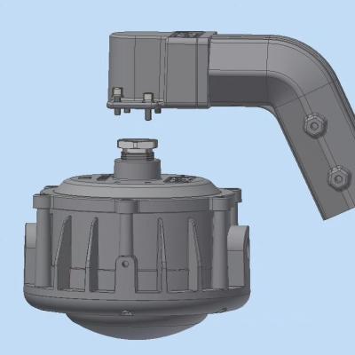 China Explosion Proof LED Ceiling Mount Light 50W 100W 1200mm Glass Tube Meanwell Driver for sale