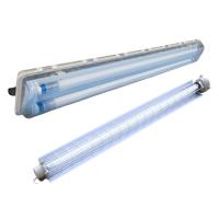 China Explosion Proof Fluorescent Linear Lighting Fixture IP66 54W Corrosion Resistant WF2 Ceiling Mount for sale