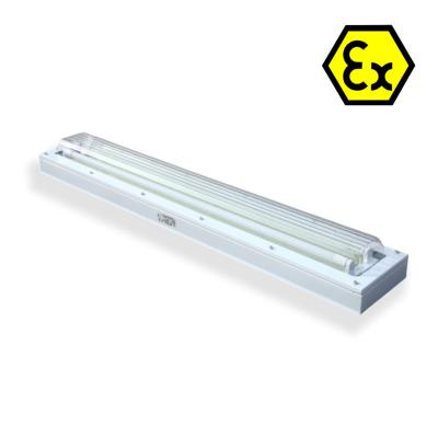 China ATEX Explosion Proof Linear Fluorescent Light 54W IP66 for Zone 1 2 Oil Gas for sale