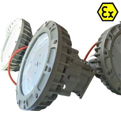 China ATEX IECEx Explosion Proof LED High Bay Light 140W 185lm/W IP66 for Zone 1 2 21 22 for sale
