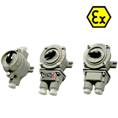 China 3 Phase Explosion Proof Light Switch For Safety Hazadous Industrial for sale