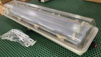 China Explosion Proof Fluorescent Light 2x18W 2x36W IP66 WF2 120-140° Beam Angle GRP for sale