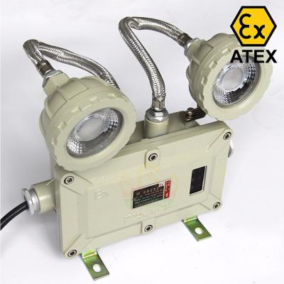 China 120\u00b0 Beam Angle Exdb Flameproof LED Emergency Light With 100lm/W Light Efficiency for sale