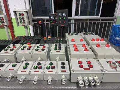 China ATEX CNEX Certified Flameproof Control Panel IP66 WF2 2mm Panel AC220/380V for sale