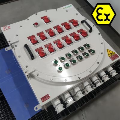 China ATEX CNEX Certified Flameproof Control Panel IP66 10mm Wall Mounted Explosion Proof for sale