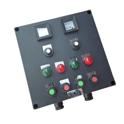 China Flameproof GRP Control Station 380V ATEX CNEX Approved IP66 Custom Cable Entry Zone1 Zone2 for sale