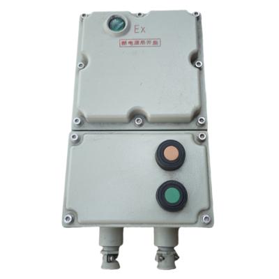China ATEX Explosion Proof Motor Starter IIC Marine Grade Aluminum IP66 WF2 10mm Panel 100A for Zone1 Div1 for sale