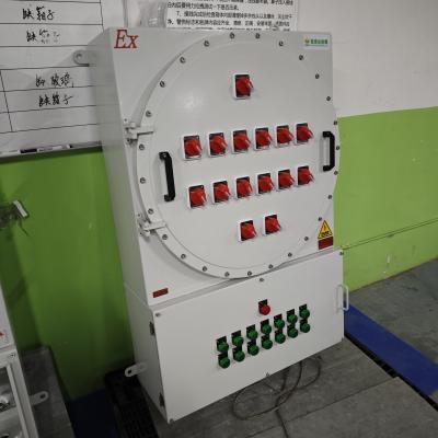 China ATEX Explosion Proof Control Station Flameproof Electrical Box 220/380V G1/2 to G2 for sale