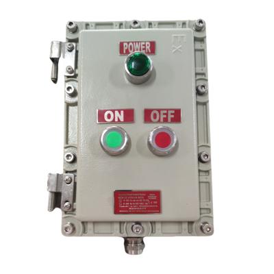 China IP65 Flameproof Control Panel 2mm Aluminum Explosion Proof Box ≤225A Powder Coating for sale