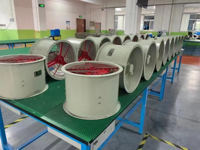 China BAF Explosion Proof Axial Exhaust Fan 200-750mm IP54 ATEX Certified for Zone 1 and 21 for sale
