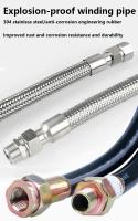 China ATEX Certified Explosion Proof Flexible Conduit IP66 WF2 Rubber Stainless Steel G Size for sale