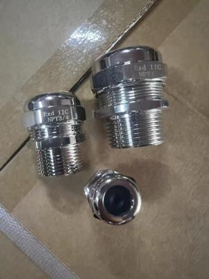 China Zone 1 2 Ex Proof Cable Gland with ISO Metric Thread Standard Suitable Cable Diameter 10-14mm for sale
