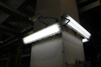China Stanchion Mounting Explosion Proof Fluorescent Light with GRP Enclosure Type and 100lm/w Efficiency for sale