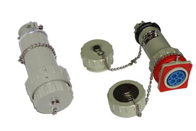 China Explosion Proof Plug and Socket 220/380VAC 16A 32A 63A IP66 Hazardous Area for sale