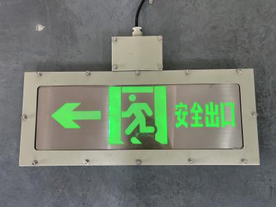China Atex Led Explosion Proof Emergency Exit Light Sign Rechargeable Emergency Light One-Year Warranty for sale