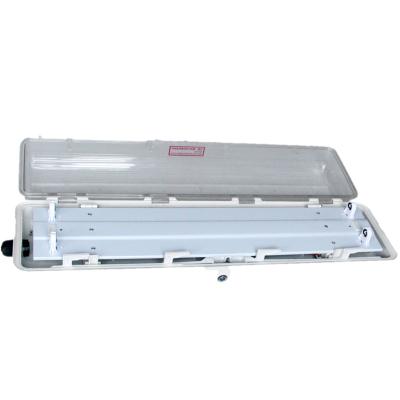 China Explosion Proof Fluorescent Light 2x18W 2x36W IP66 GRP Hazardous Location for sale