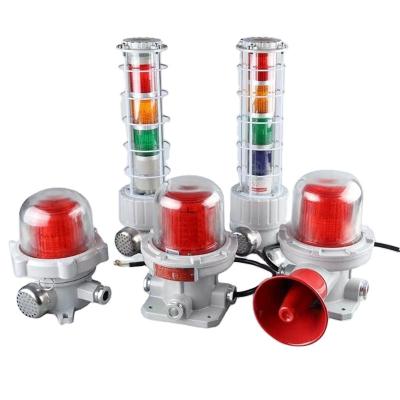 China Explosion Proof Alarm Lights 120-180dB IP66 50000Hrs Hazardous Location Warning Beacon for sale