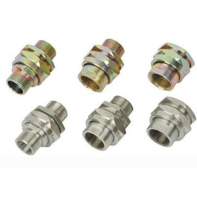 China Brass Ex Proof Cable Gland IP65 -40 to +100°C for 10-14mm Hazardous Area Cables for sale