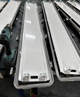 China Hazardous Location Zone 1&2 ATEX CE Approved IP66 10W 18W 36W Fluorescent Light Industrial LED Linear Explosion Proof Light for sale