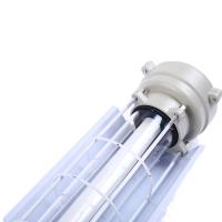 China Flameproof Explosion Proof Linear Fluorescent Light 2x36W 100lm/W IP66 GRP for sale