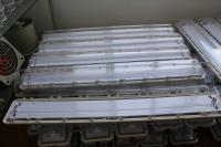 China BYS IP66 2*18W Industrial Linear Light Explosion Proof LED Linear Lighting Fixture Atex Fluorescent Light for sale