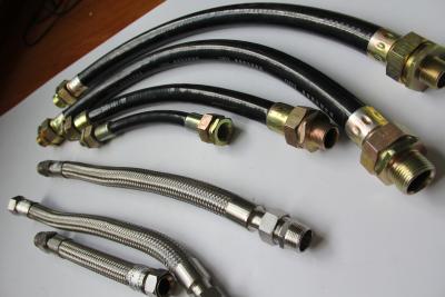China ATEX Explosion Proof Flexible Conduit Rubber Stainless Steel IP66 1/2 to 4 Inch for sale